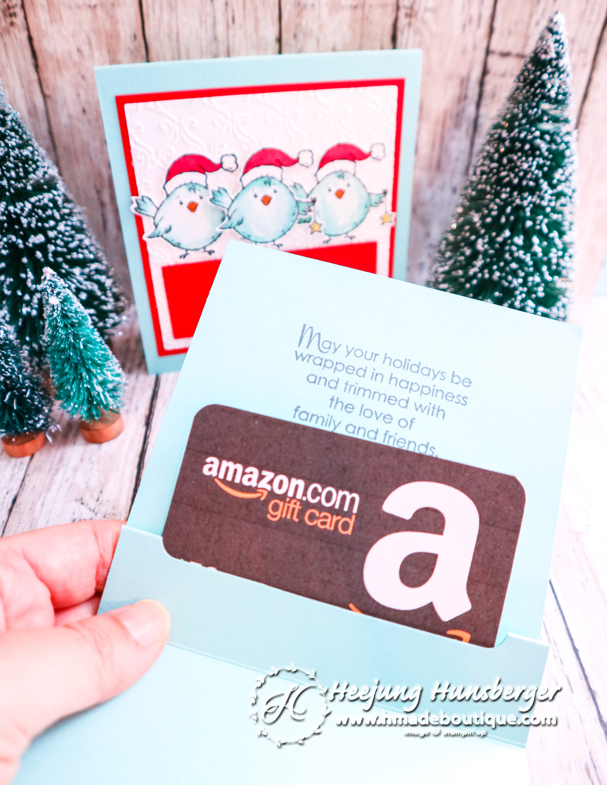 Christmas Gift Card Holder & Cards - H MADE BOUTIQUE