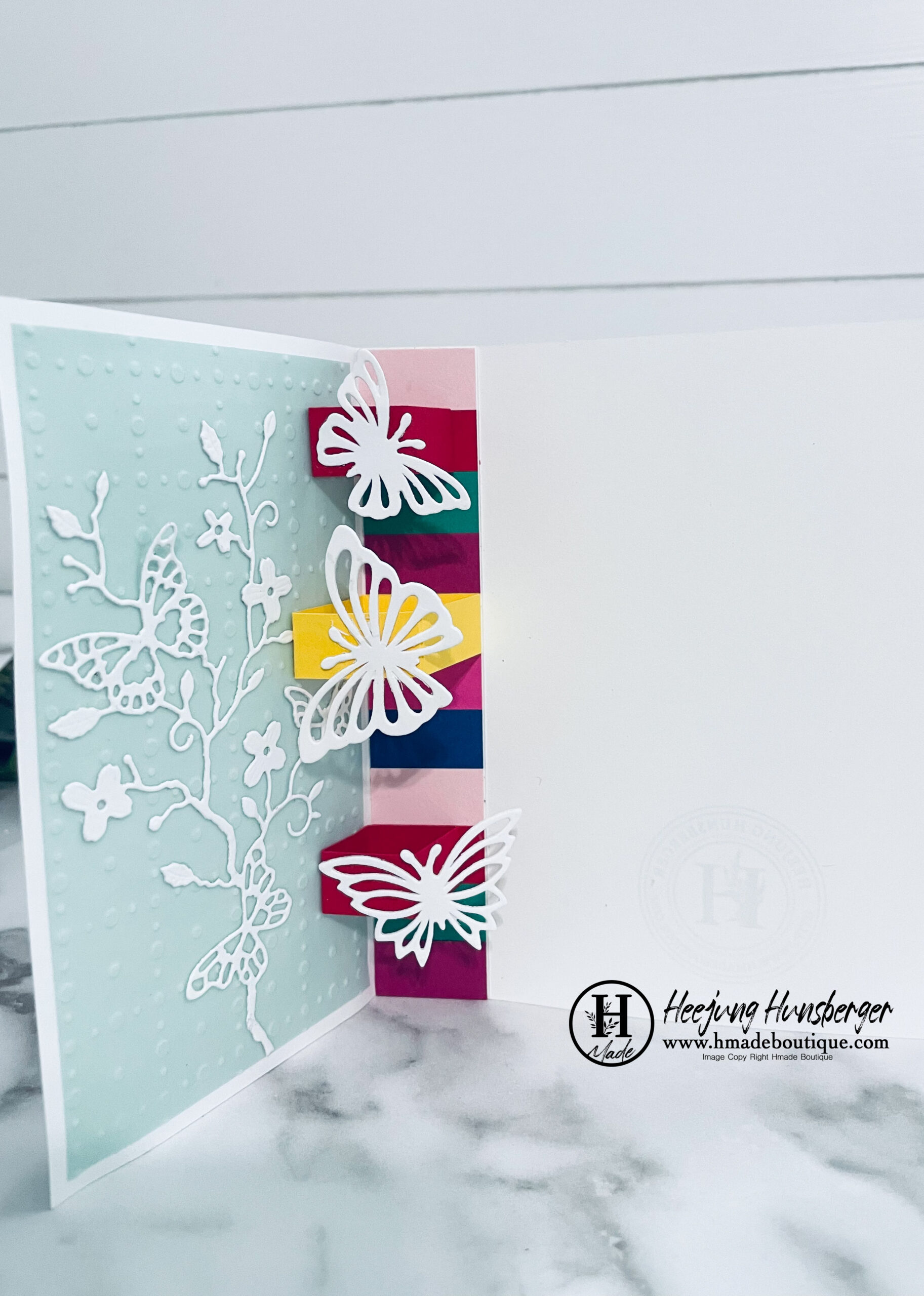 Pinwheel Tower Card | Korean Tradition Style Card - H MADE BOUTIQUE