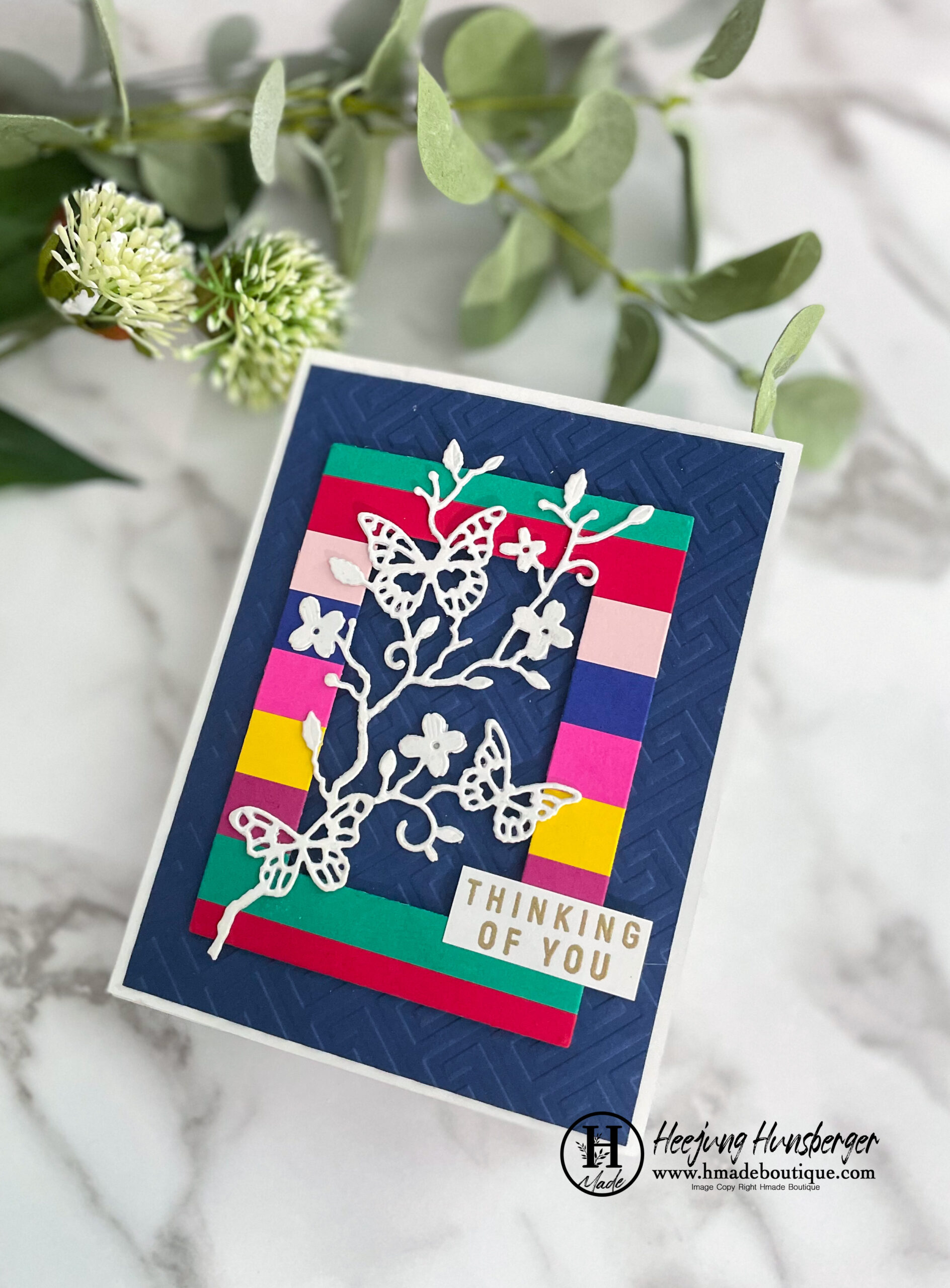 Pinwheel Tower Card | Korean Tradition Style Card - H MADE BOUTIQUE