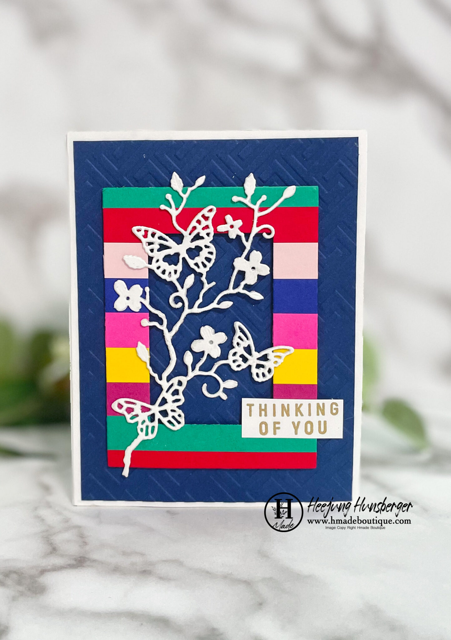 Pinwheel Tower Card | Korean Tradition Style Card - H MADE BOUTIQUE