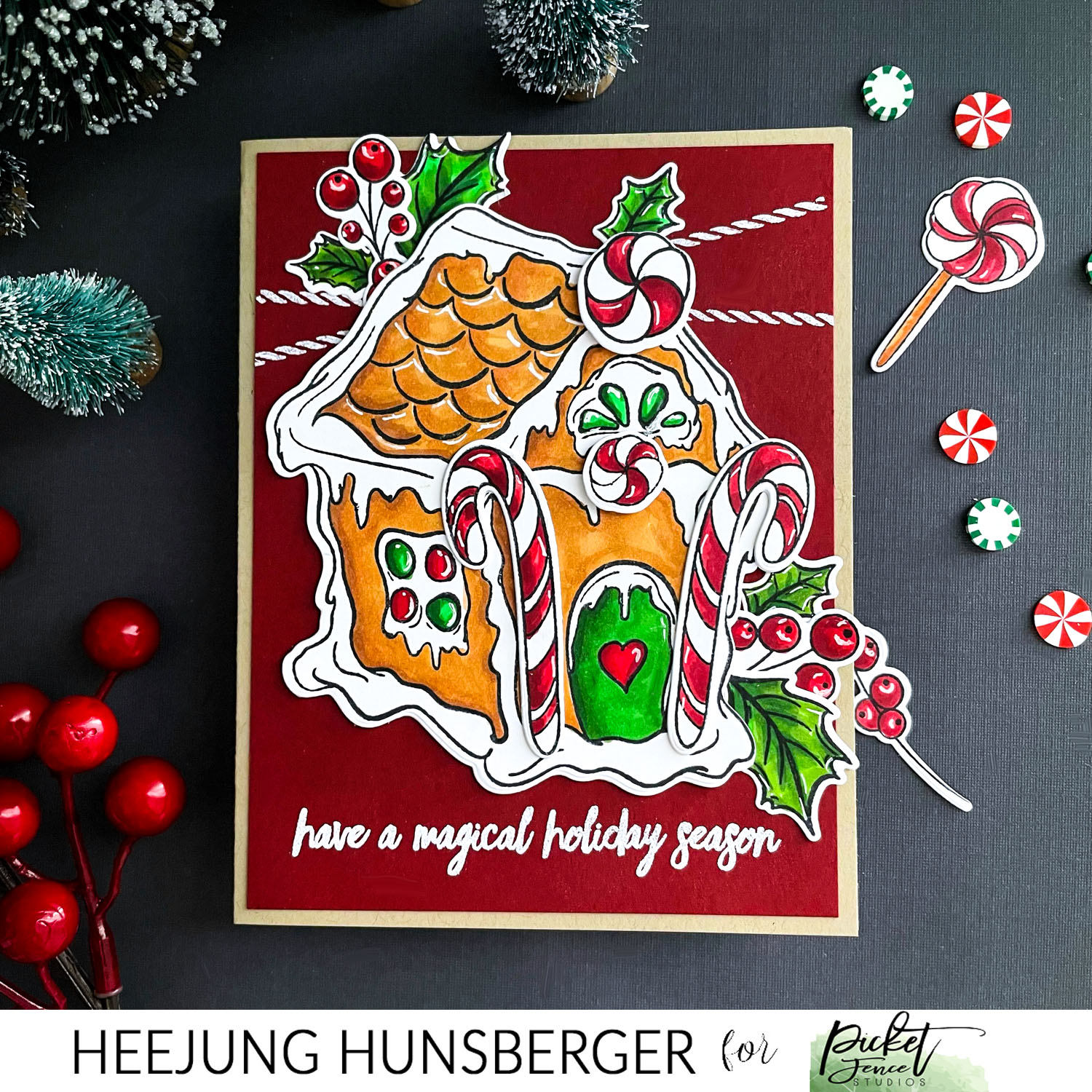 Gingerbread House Christmas Card - H MADE BOUTIQUE