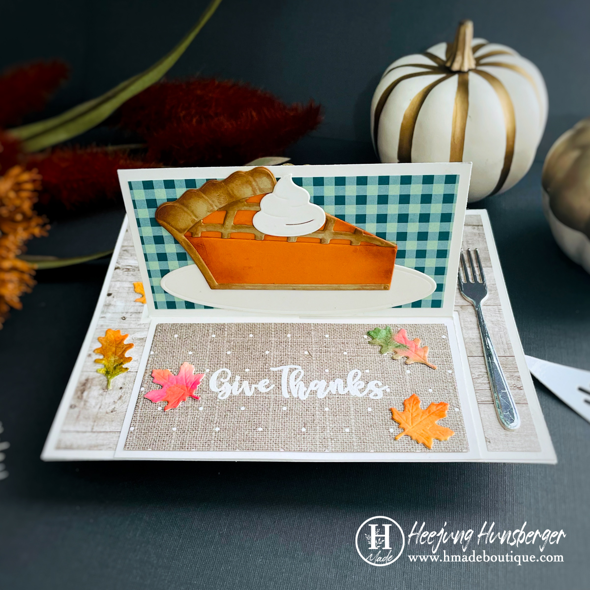 Impossible Pumpkin Pie Card for Thanksgiving Day | Thanksgiving Place ...