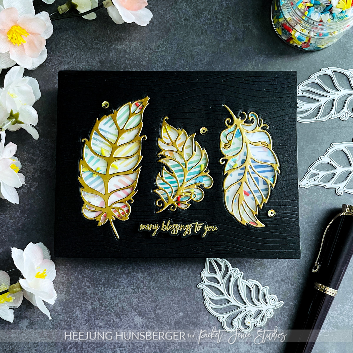 Fanciful Feather Cards - H MADE BOUTIQUE