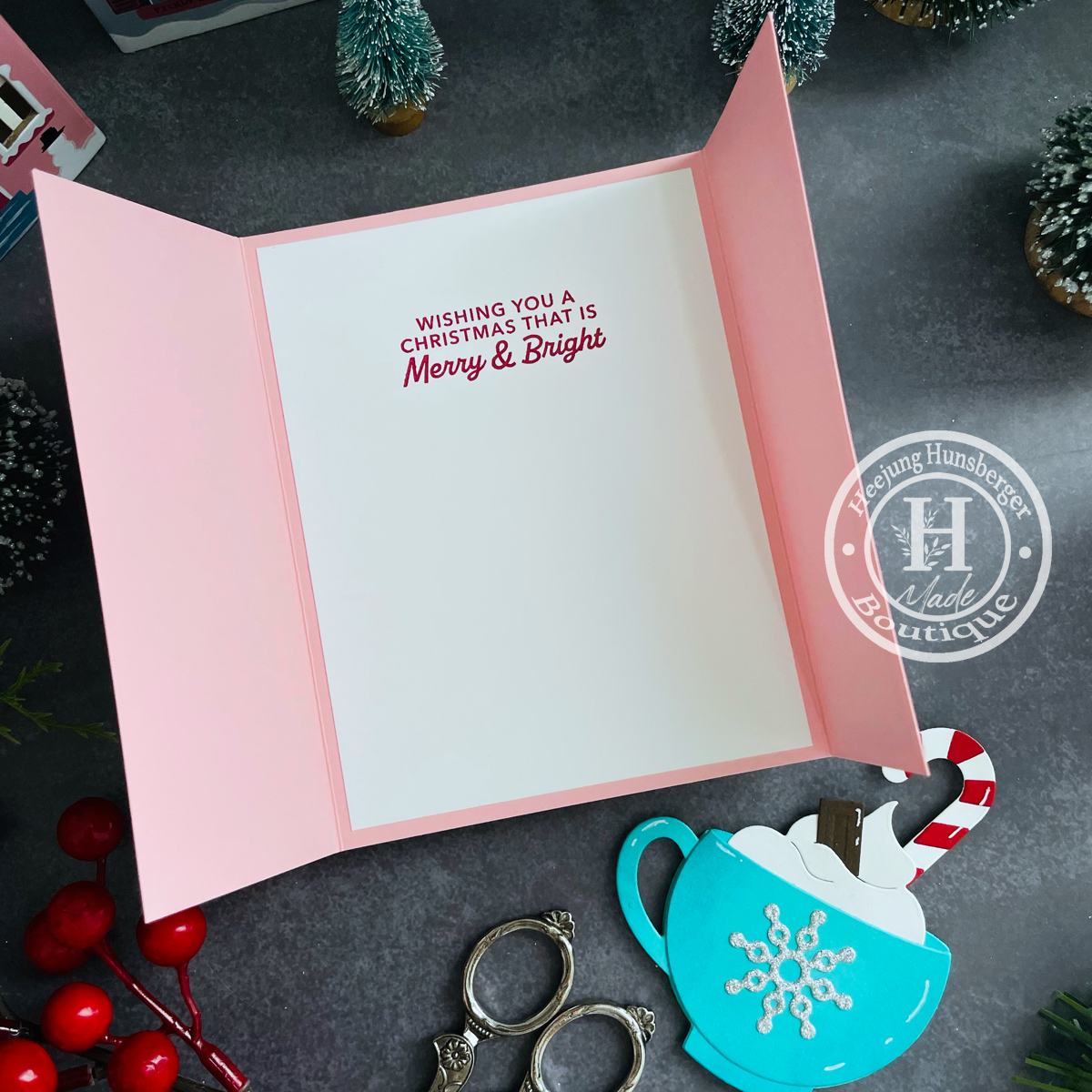 Slide and Lock Gatefold Christmas Cards - H MADE BOUTIQUE