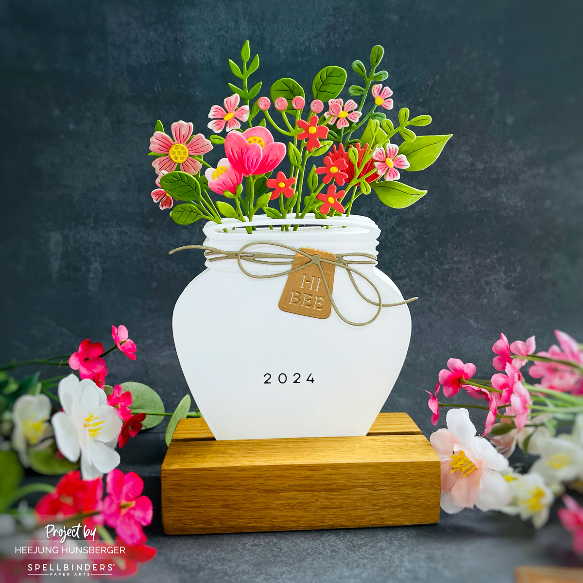 Spellbinders- DIY 2024 Desk Calendar - H MADE BOUTIQUE