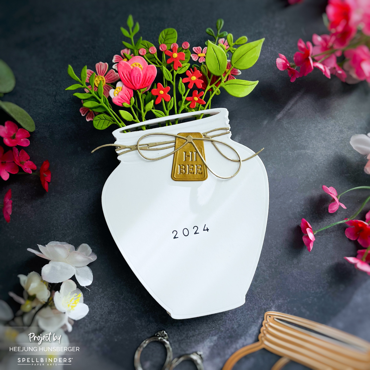 Spellbinders- DIY 2024 Desk Calendar - H MADE BOUTIQUE