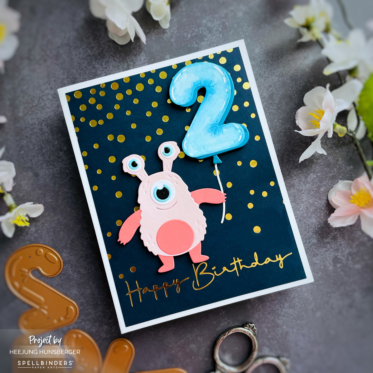 Spellbinders- Monster Birthday Collection - H MADE BOUTIQUE