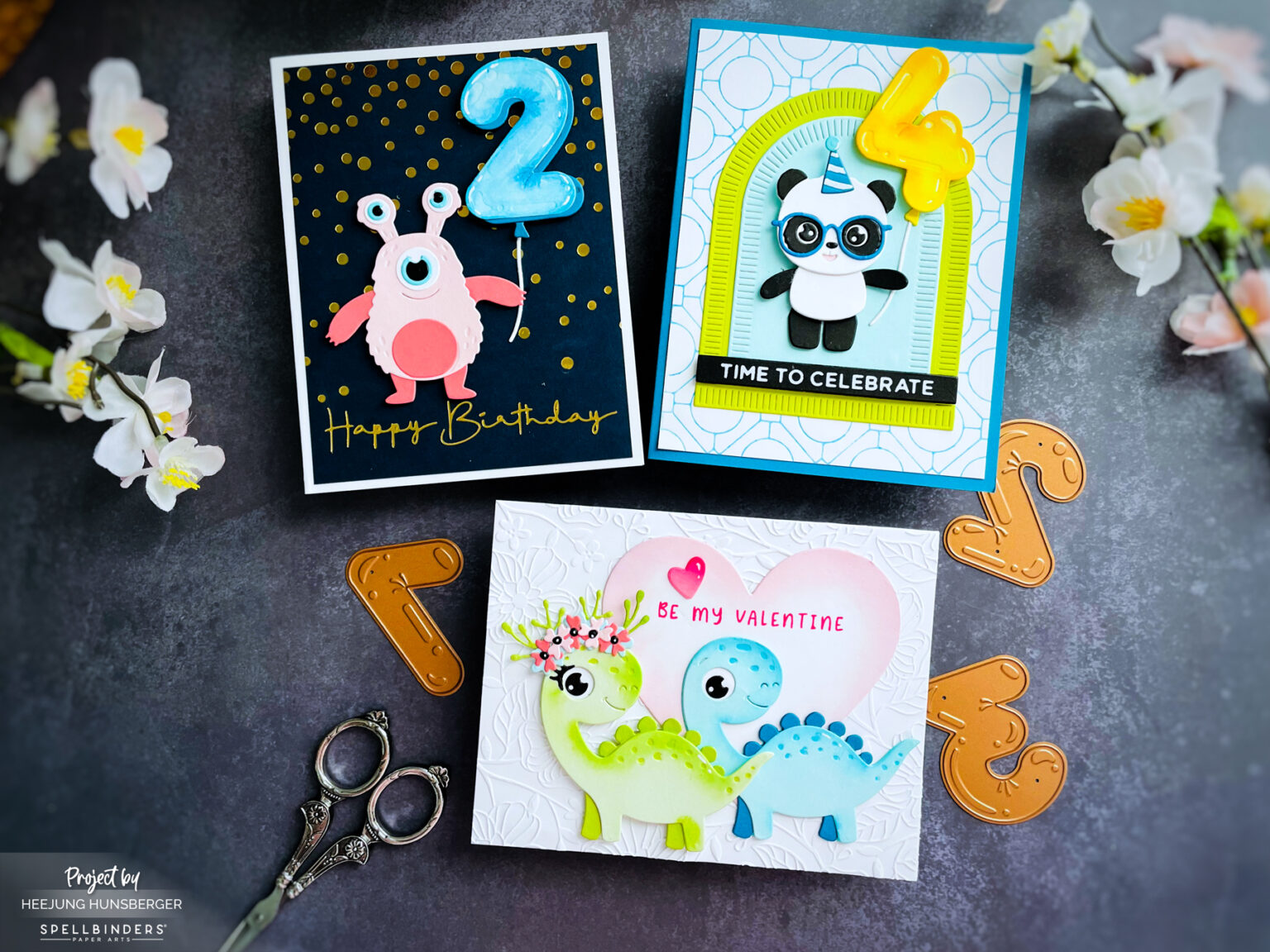 Spellbinders- Monster Birthday Collection - H MADE BOUTIQUE
